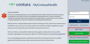 MyCenturaHealth - Official Patient Portal Login
